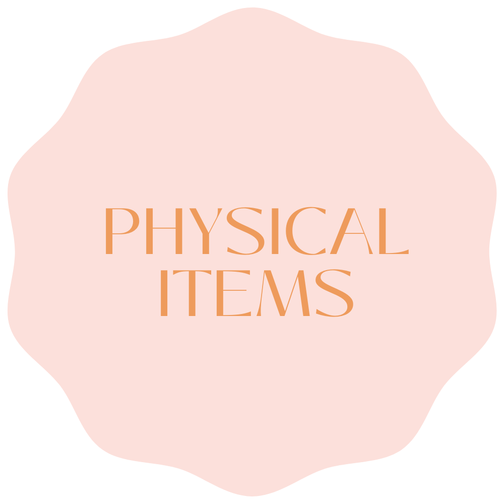 physical items – Sweet Dream Packaging LLC