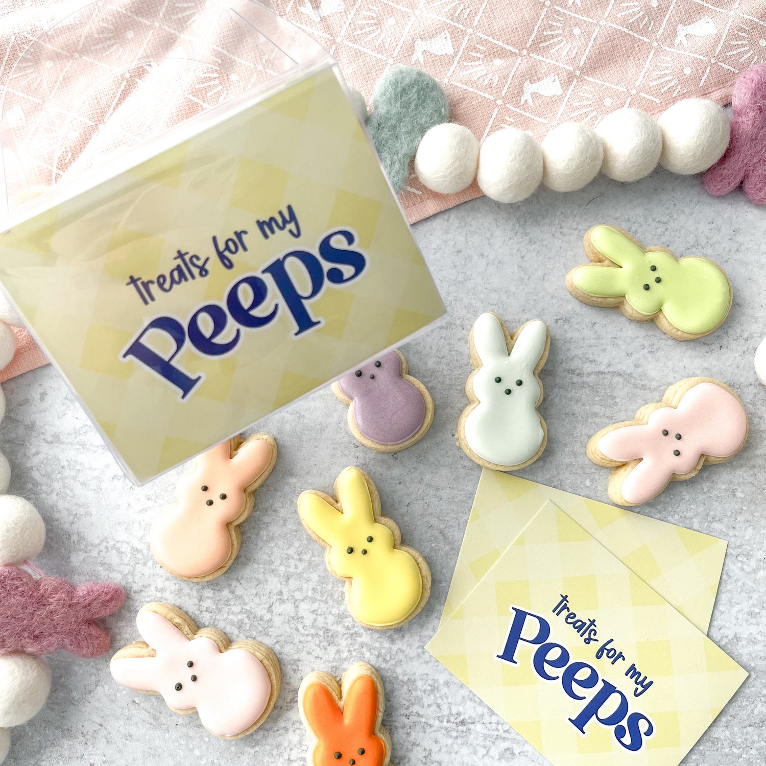 treats for my peeps box fronter for gable boxes - 3"x4" - pack of 24 ...