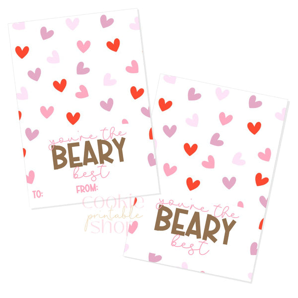 you're the beary best cookie card - digital download – Sweet Dream ...