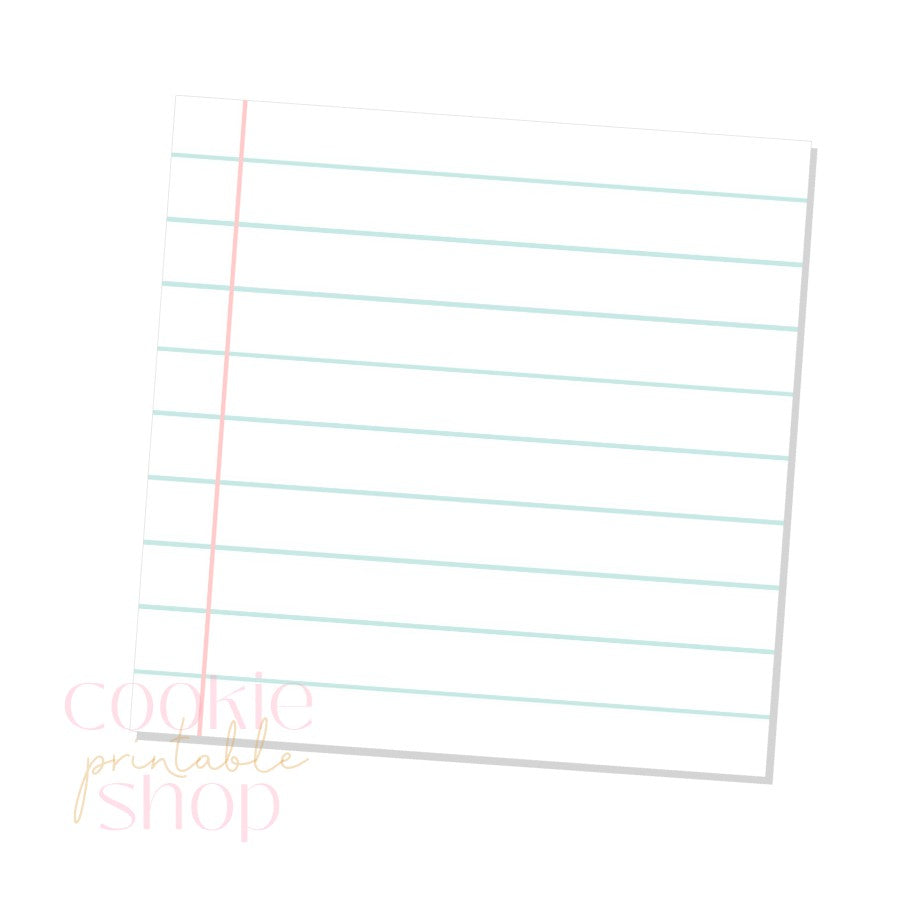 notebook paper box backers - digital download – Sweet Dream Packaging LLC